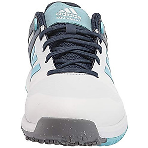 adidas Women's Golf Shoe, White/Hazy Sky/Crew Navy, 8.5