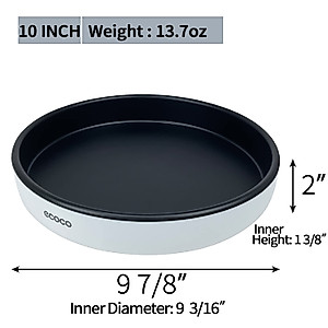 Sutekus Lazy Susan Organizer Turntable Cabinet Organizer Spinning Storage Organizer Spice Rack for Kitchen Cabinet Pantry Countertop Bathroom Organization (10")