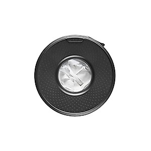 BrBrabantia - Laundry Hamper - with Plastic Lid - Ventilation Holes - Corrosion Resistant Materials - Hygienic - Discrete - Laundry Basket - Bathroom - with Small Hole - White - 35L