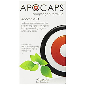 Apocaps CX Apoptogen Formula for Dogs , 90 Count (Pack of 1)