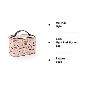 Large Makeup Bag with Handle Travel Cube Cosmetic Bags Brush Holder Zipper Pouch Case Organizer for Women