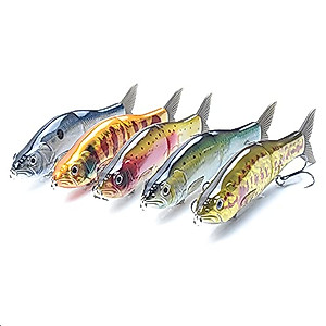 16.5cm Glide Shad Swimbait Wobblers Big Game Lures Fishing Slide Baits Sinking Floating Fishing Tackle Lure (Color : CC19S-05 SINK)