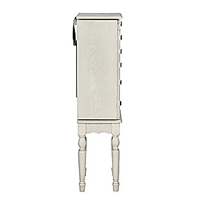 Powell Darcy Off White Jewelry Armoire