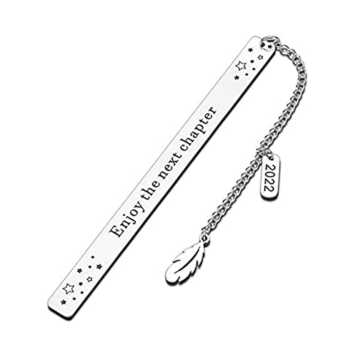 WAITLOVER Enjoy The Next Chapter Bookmark for Book Lovers Coworkers Going Away Leaving of Gifts O6A5 2022 Graduation for Class Gifts