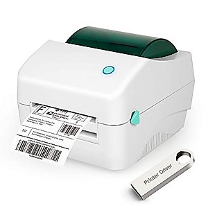 Fangtek Shipping Label Printer - Direct Thermal High Speed Printer - Compatible with Amazon, Ebay, Etsy, Shopify - 4×6 Label Printer & Multifunctional Printing