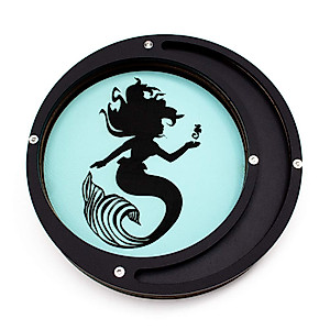 C4Labs 7.25" Padded Vegan Leather Eclipse Dice Tray - Mermaid