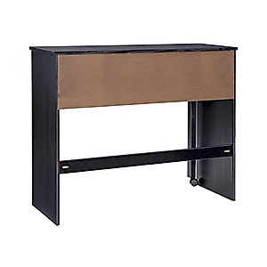 Linon Home Decor Products Black Extendable Console Linon Corinne Desk