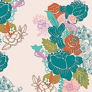 Art Gallery Fabrics Art Gallery Virtuosa Flowerdrama Mattina Fabric, Multi