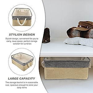 Kids Bins Laundry Nursery with Handles Assorted Office Fabric Shelf Foldable Bin Convenient Gardening Baby Clo Sundries Color Home Storage Hamper Basket Container Baskets