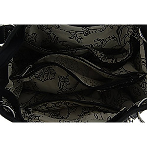 Western Embroidered Concealed Carry Purse/Wallet Set w/Rhinestone Cross