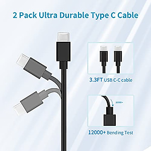 Looptimo USB C Fast Charger Kit Compatible for Google Pixel 7/7 Pro/6a/6 Pro/6/5a/5/4a/4XL/4/3a XL/3a/3 XL/3/2 XL, 30W PD[PPS]&QC 3.0 Car Charger + 20W Home Wall Charger + 2 Pack Type C Cable 3.3ft