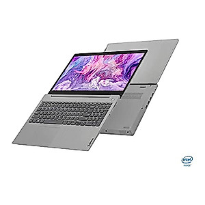 Lenovo 2022 IdeaPad 3 15.6" HD Touchscreen Laptop Computer, 10th Gen Intel Core i5-1035G1, 12GB RAM, 256GB SSD, Intel UHD Graphics, HD Webcam, Bluetooth, Windows 10, Grey, 32GB SnowBell USB Card
