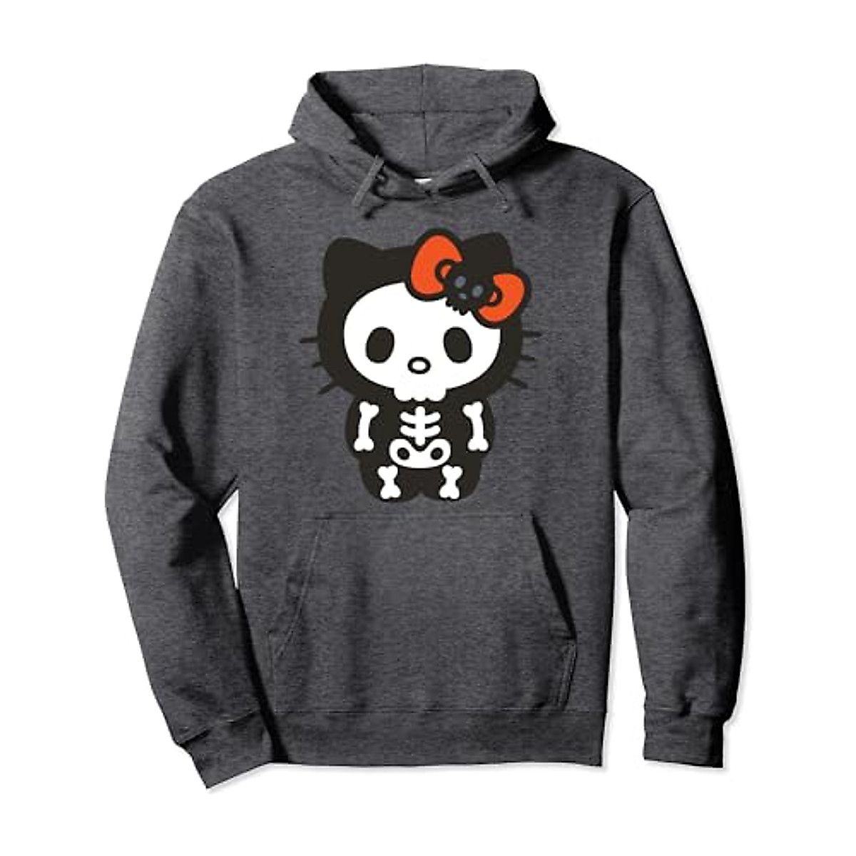 Hello Kitty Skeleton Halloween Hoodie Pullover Hoodie