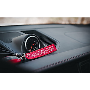 Apex Imports AIXEPA 3X Remove Before Flight Red/White Key Chain 5.5" x 1" Motorcycle ATV Car Truck Keychain