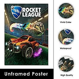 Rocket Merch League Canvas Poster Unframed Wall Art Print for Home, Office, Dorm Decoration 12 x 18 Inch