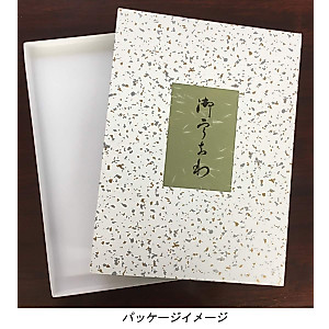 塩見団扇 Shiomi Dan S2051 Fan Asaryo (Purple), Double-Sided Watermark, 9.4 x 15.2 inches (24 x 38.5 cm), Boxed Stand Included