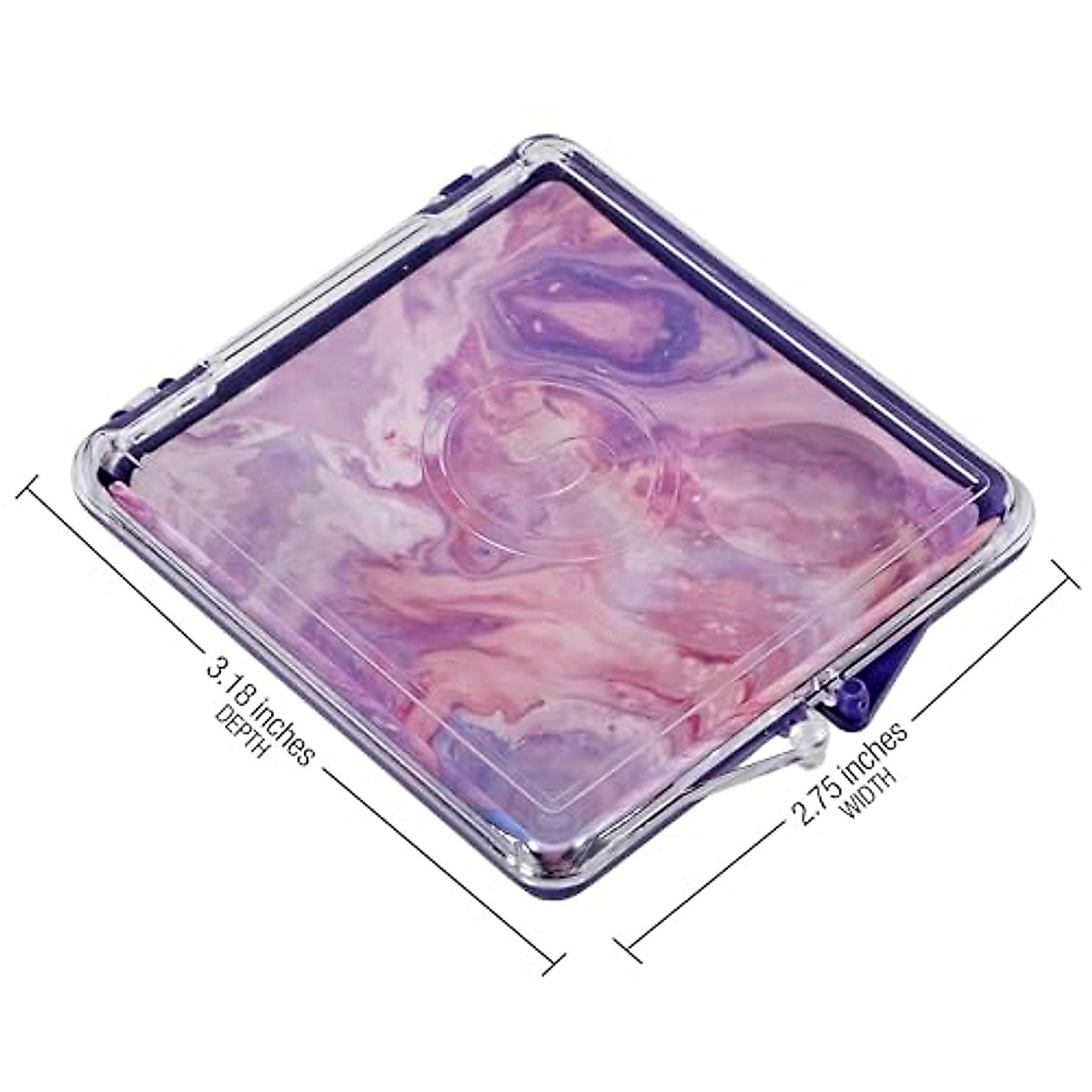 SINGER Magnetic Needle & Pin Compact with Hand Needles: Needle Holder with Sewing Magnifier – Sewing Needle Case for Secure Needle Storage