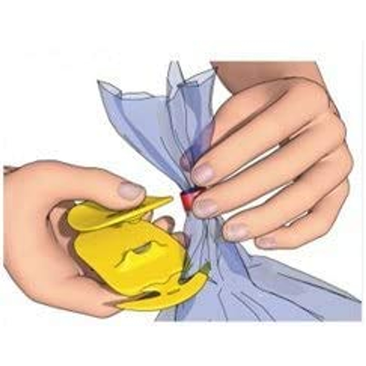 CrewSafe Two in One Bag Opener and Cutter Pro 6 pack Bag Opener, Multi- Use Tool