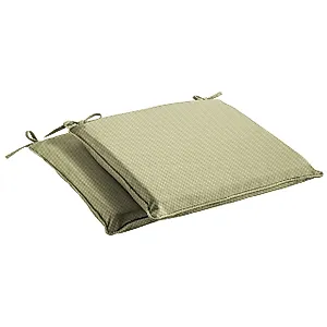 Sorra Home Outdura Outdoor/Indoor Bench Cushion, 16in x 19in x 2in, Green