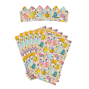 CENTRAL 23 Sloth Wrapping Paper Birthday - 6 Sheets of Animal Gift Wrap for Girls - New Baby - Floral - For Baby Shower Easter Baptism - Recyclable