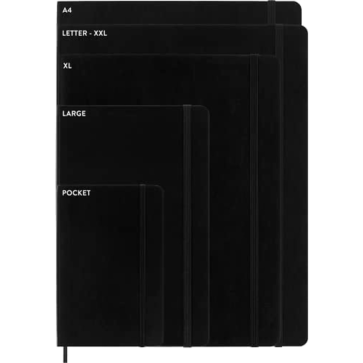 Moleskine Classic Notebook, Soft Cover, XXL (8.5" x 11") Ruled/Lined, Black, 192 Pages