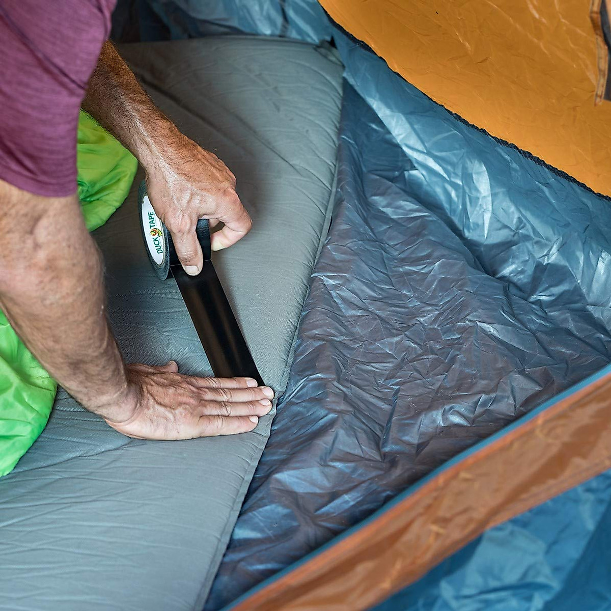 Duck Brand Max Strength Duct Tape, Black, 1-Roll Pack, 1.88 Inch x 35 Yards, 240867