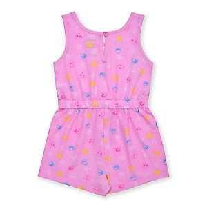 Nickelodeon Baby Shark Girl's 2 Pack Romper Shorts for Infant and Toddler – Pink/Grey