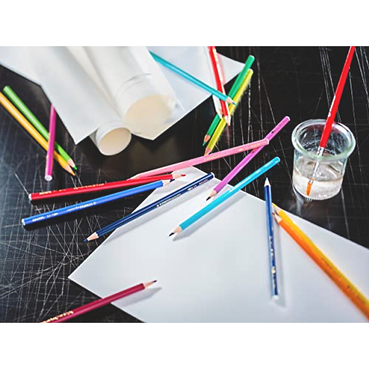 STABILO Aquacolor Colored Pencil Set, 36-Colors (1636-5)