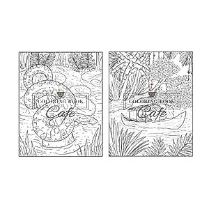 100 Wildlife Scenes: An Adult Coloring Book Featuring 100 Most Beautiful Wildlife Scenes with Animals, Birds and Flowers from Oceans, Jungles, Forests and Savannas
