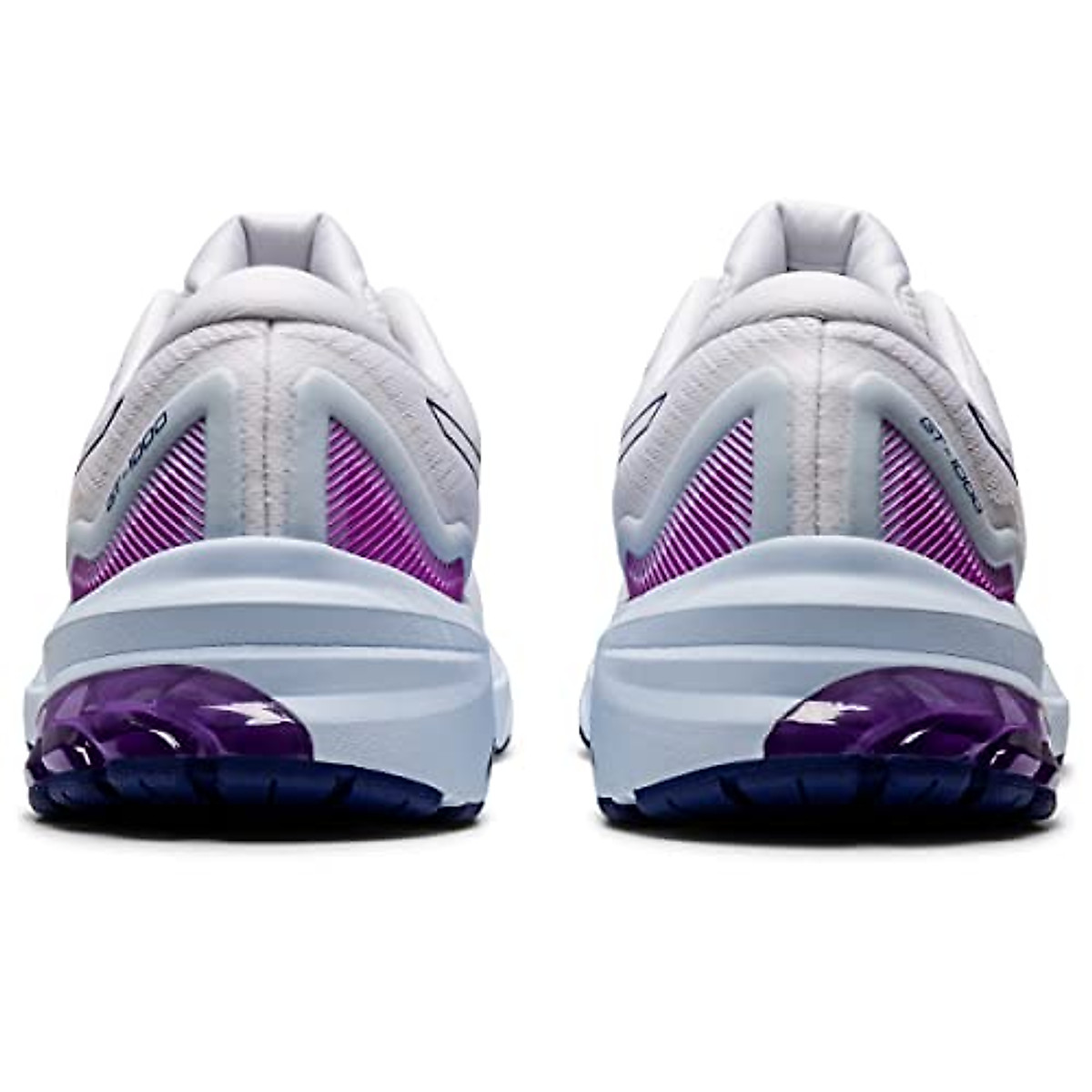 ASICS Women's GT-1000 11 Running Shoes, 9, White/Dive Blue