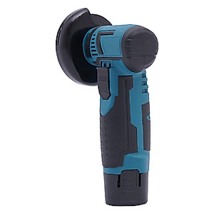 3 Inch Mini Angle Grinder, 500W 12V Cordless Metal Angle Grinder for Metal Grinding/Cutting/Polishing with 2 Battery, 2 Discs