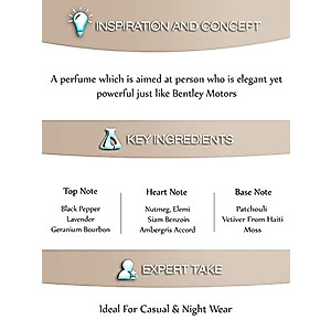 Bentley Infinite Intense Men's Eau de Parfum Spray, 3.4 Ounce