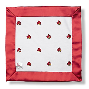 Angry Birds Baby Lovie, Small Security Blanket with Satin Trim, Red Bird