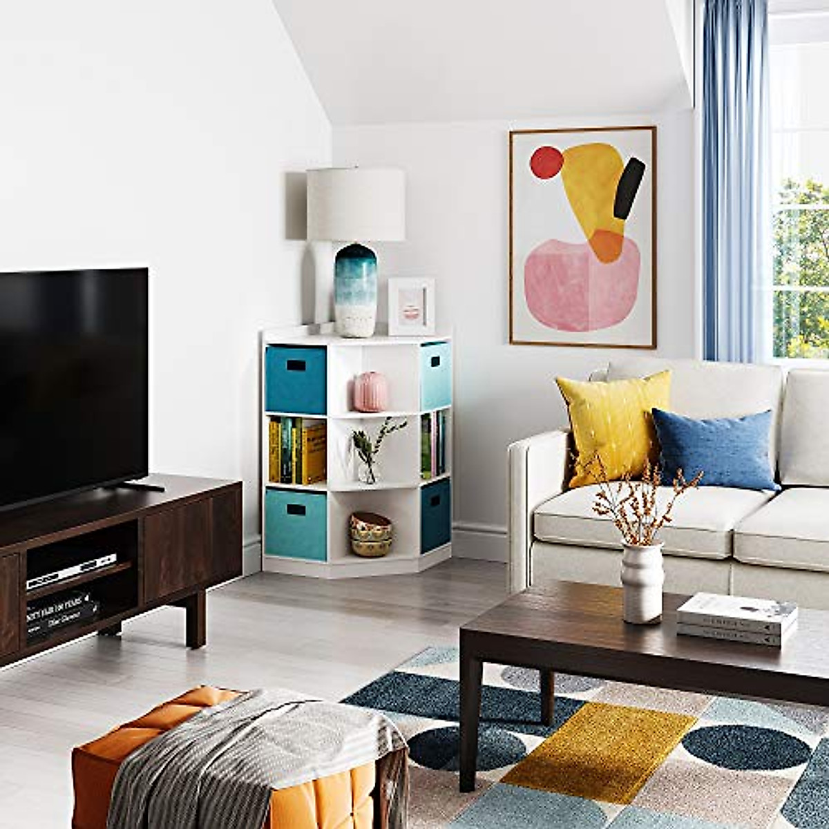 RiverRidge 02-144 Corner Cabinet, White