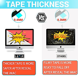 LeFix Replacement Display Adhesive Tape Kit+Opening Cut Wheel Tool Kit for iMac (Retina 4K, 21.5-inch, 2019)| iMac (21.5-inch, 2017)| iMac (Retina 4K, 21.5-inch, 2017)-A2116