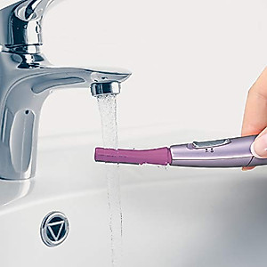 Panasonic Women’s Facial Hair Remover and Eyebrow Trimmer with Pivoting Head, Includes 2 Gentle Blades for Brow and Face and 2 Eyebrow Trim Attachments, Battery-Operated – ES2113PC