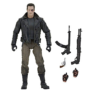 NECA Terminator Ultimate Police Station Assault T-800 7" Scale Action Figure for 204 months to 999 months