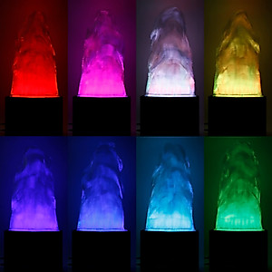 TCFUNDY 24 LED Fake Fire Flame Light RGB 3-in-1 DMX Artificial Fire Lamp 4ft Simulated Flame Lamp Effect for Stage Halloween DJ Disco Party Lighting