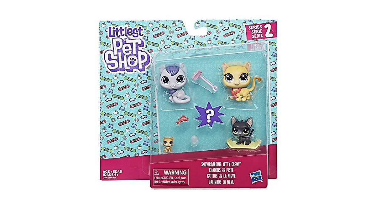 Lps Family Pack Snowboarding Kitty Crew - Fun Playset