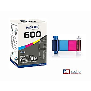 Bodno 2 x Magicard 600 Printer MB300YMCKO Color Ribbon - YMCKO - 300 Prints Software Demo Card