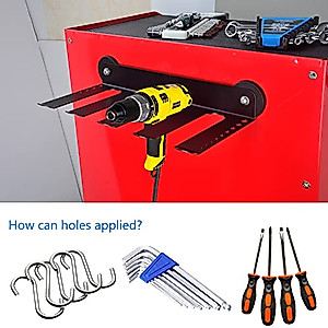MUTUACTOR Power Drill Drivers Tool Holder,Magnetic Tool Holders,Garage Tool Storage Rack,Heavy Duty Floating Tool Shelf & Organizer,Stainless Steel Storage Organizer Holder,Perfect for Father’s Gift