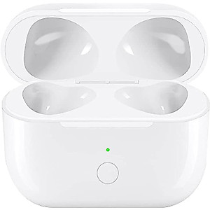 Wireless Charging Case Compatible with AirPods 3rd Generation Charging Case Replacement Charger Case Cover for Air Pods 3 Gen with Bluetooth Pairing Sync Button Quick-Pairing Button (No Earbuds)