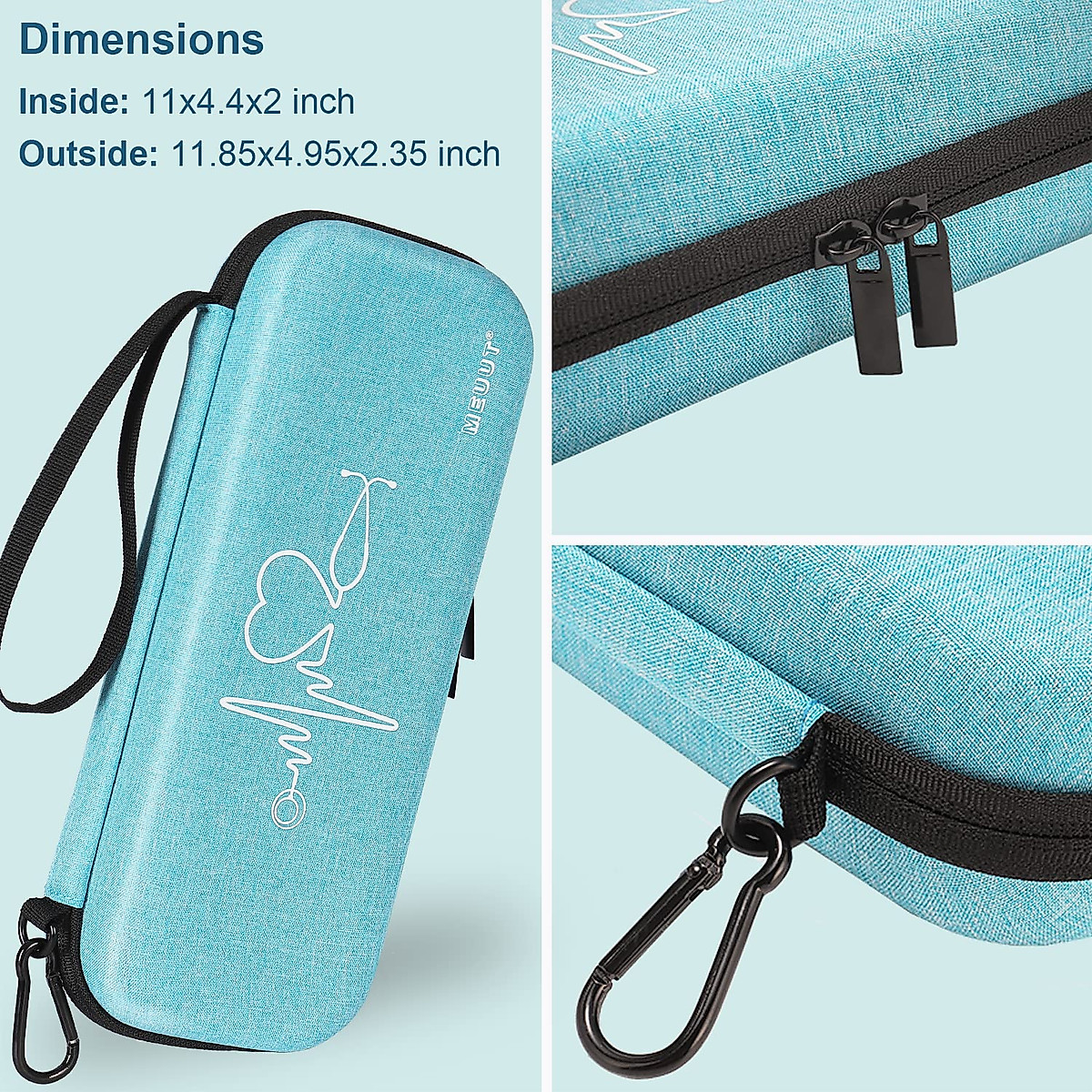 MEUUT 15 pcs Stethoscope Case Kits, Perfect Nurse Gift Include Stethoscope Case, Penlights with Batteries, Medical Scissor, Bandage Wraps, Badge Holders for Nursing Student Essentials