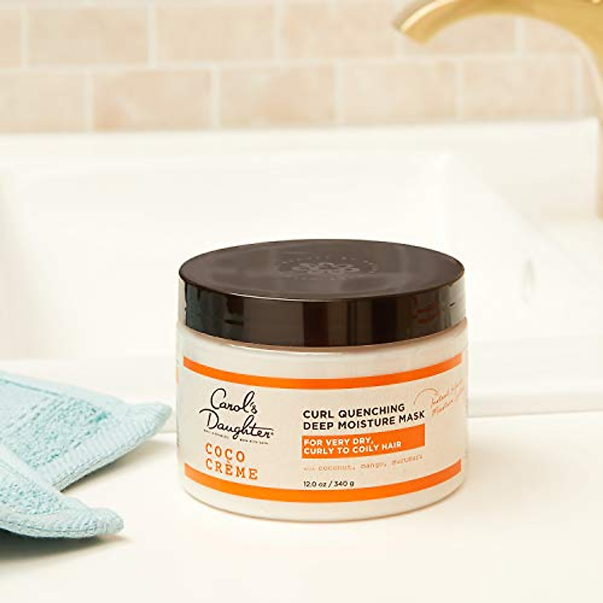 Carol's Daughter Coco Creme Hair Mask for Very Dry Hair with Coconut Oil and Mango Butter, 12 oz