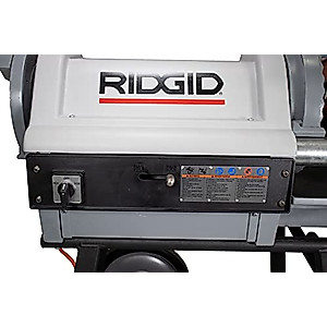 RIDGID® 1224 Pipe Threader 26092 with Dies Die Heads Universal Cart & Oil (Renewed)