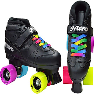 Epic Skates Men's Super Nitro Rainbow, Size 7, Multicolor