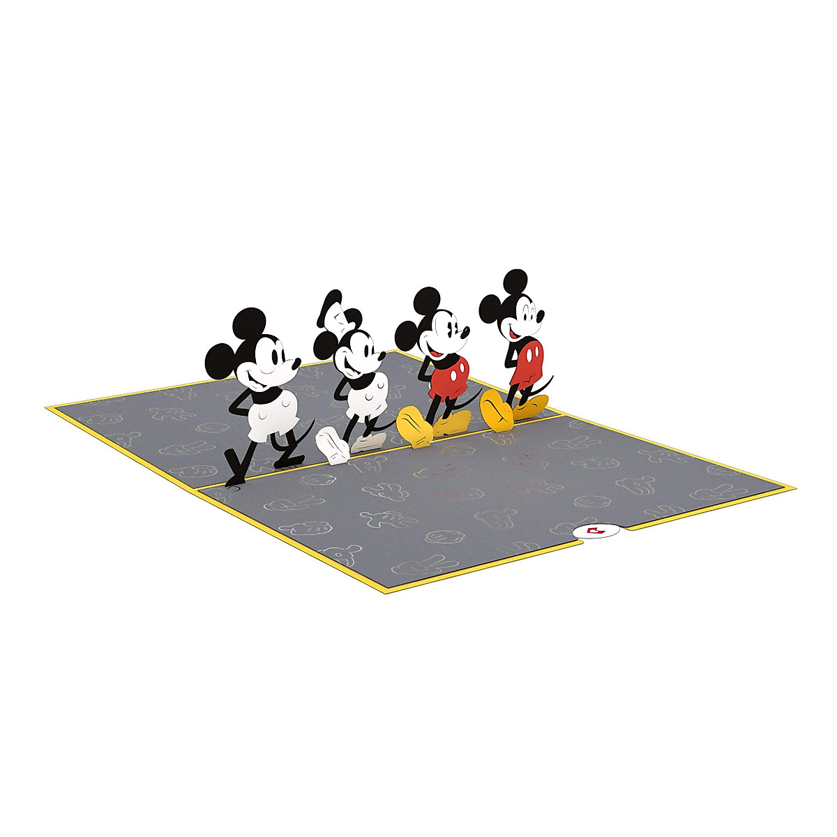 Lovepop Disney's Mickey Through the Years Pop Up Card, Disney Card, Birthday Card, Mickey Mouse Card, Greeting Card, 3D Card, Birthday Card for Kids