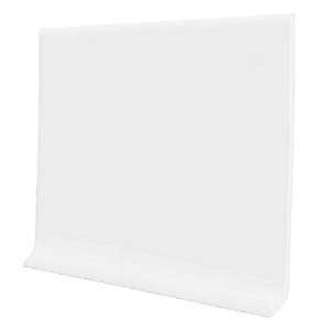 ProFlex White Vinyl Wall Base 2-1/2 in X 20 ft - Peel and Stick Adhesive Back - Flexible Self Stick Vinyl Trim - Easy Install Floor Base with Toe Kick
