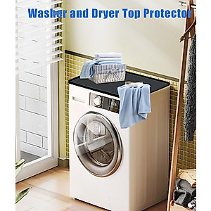 Mini Fridge Mat, 24''x24'' X0.8'' Mini Fridge Drip Trays Mat for Carpet Floor, Under Refrigerator Mat AC Conditioner Drip Pan, Silicone Mat for Refrigerators, Washing Machines, Dryers, Wine Coolers