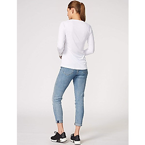 BALEAF Women's Workout Tops Long Sleeve Running Shirts Quick Dry Moisture Wicking Athletic T-Shirts for Exercise Gym Sports Yoga Charcoal Gray Size M